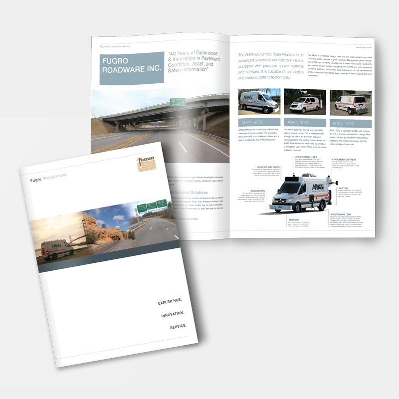 Fugro Roadware Sellsheet Design - HT Designs